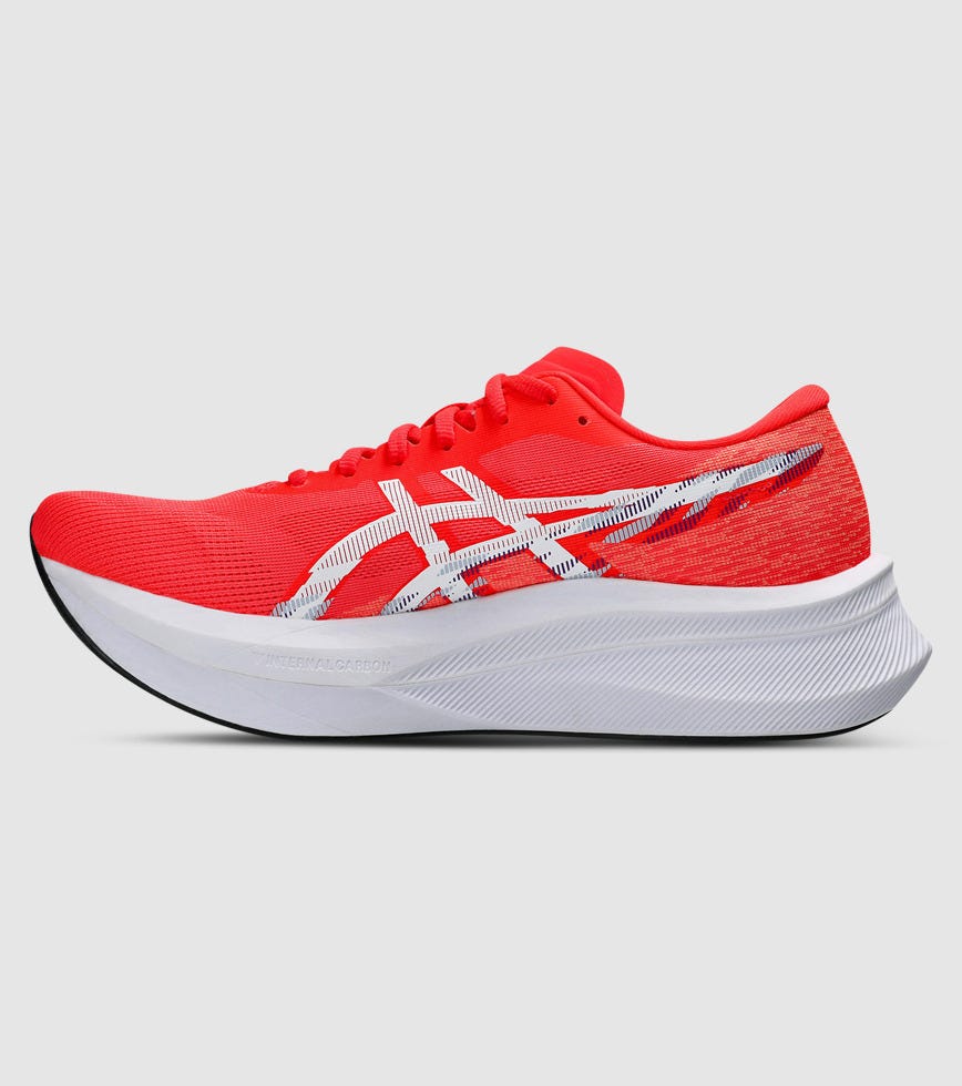 ASICS MAGIC SPEED 4 MENS FLASH RED WHITE | The Athlete's Foot