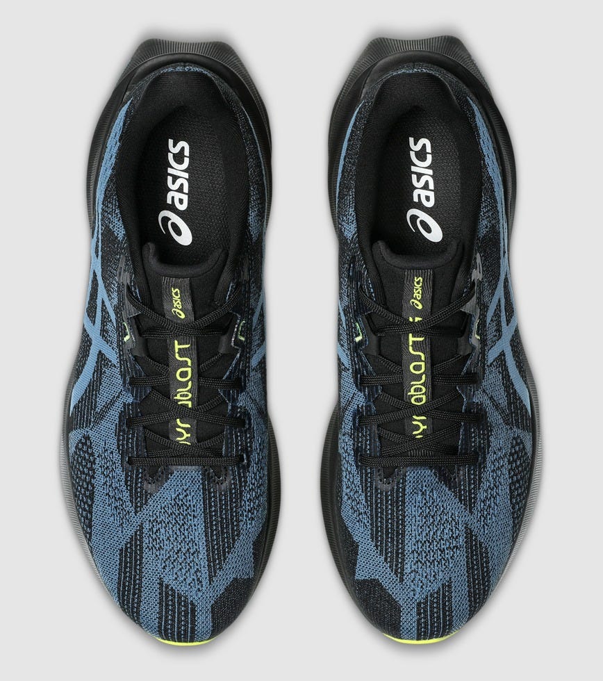 ASICS DYNABLAST 5 MENS BLACK WINTER SEA | The Athlete's Foot