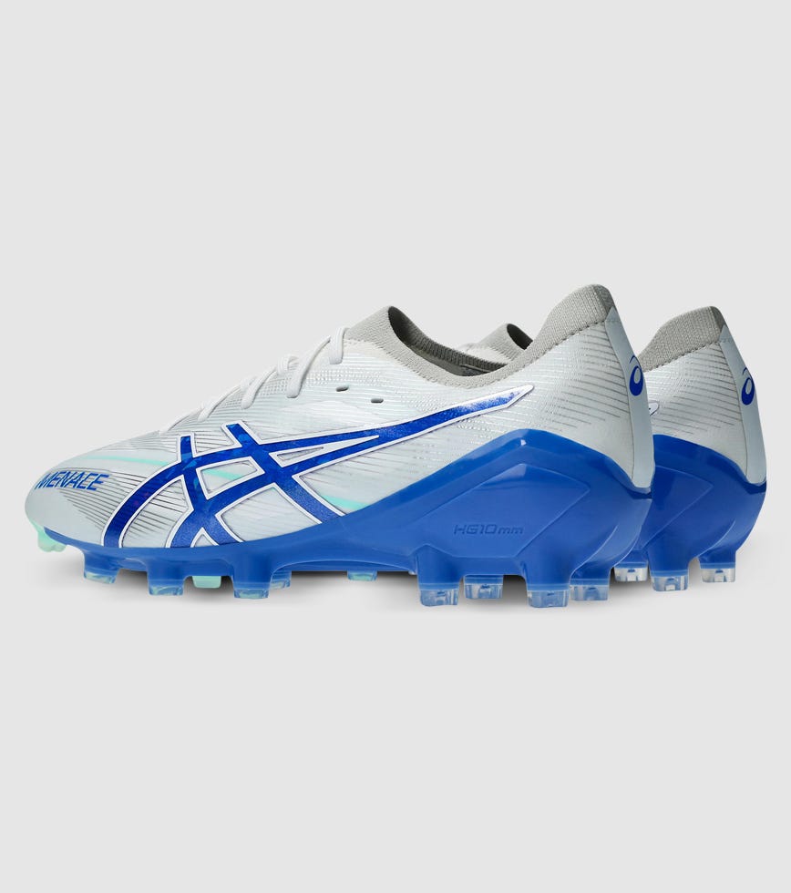 ASICS MENACE 5 MENS WHITE ILLUSION BLUE | The Athlete's Foot