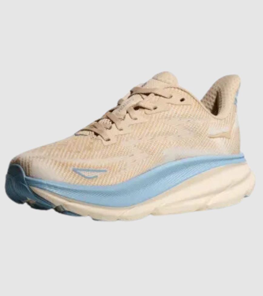 HOKA CLIFTON 9 WOMENS OAK ALABASTER | The Athlete's Foot