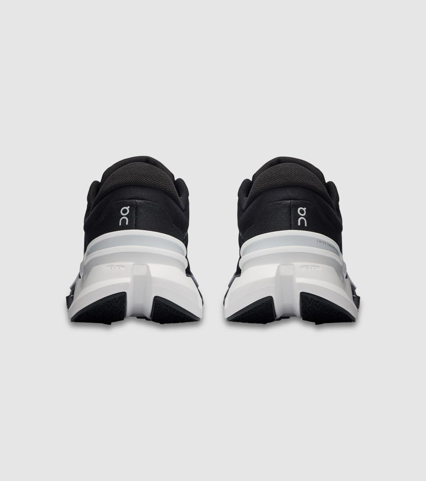 ON CLOUDFLYER 5 WOMENS BLACK WHITE | The Athlete's Foot