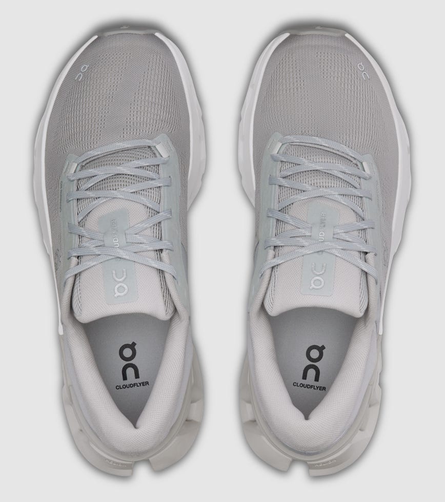 ON CLOUDFLYER 5 MENS GLACIER WOLF | The Athlete's Foot