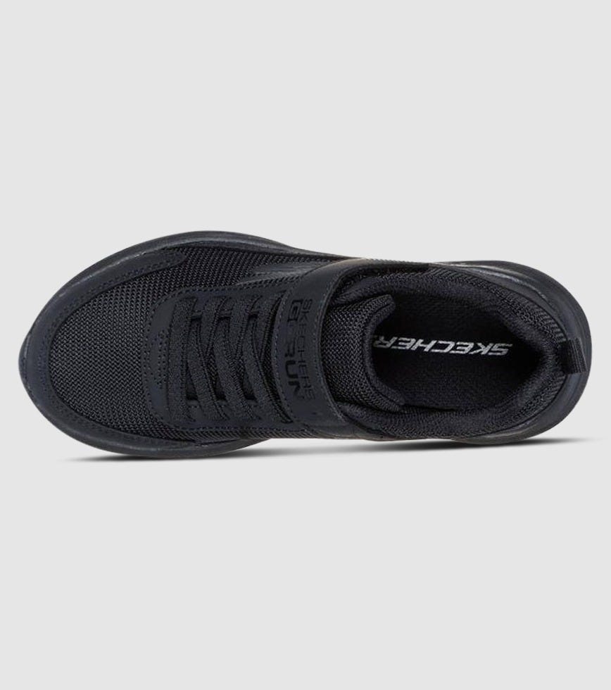 SKECHERS GO RUN 400 V2 (PS) KIDS BLACK BLACK | The Athlete's Foot