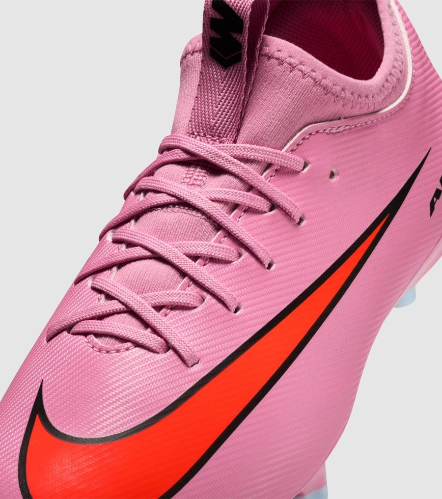 NIKE JR MERCURIAL VAPOR 16 ACAD FGMG KIDS MAGIC FLAMINGOBLACK TO PINK ...
