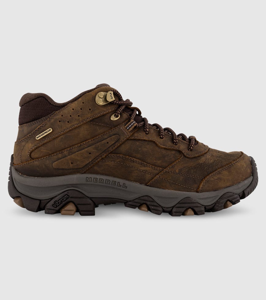 MERRELL MOAB ADVENTURE 3 MID WATERPROOF MENS EARTH | The Athlete's Foot