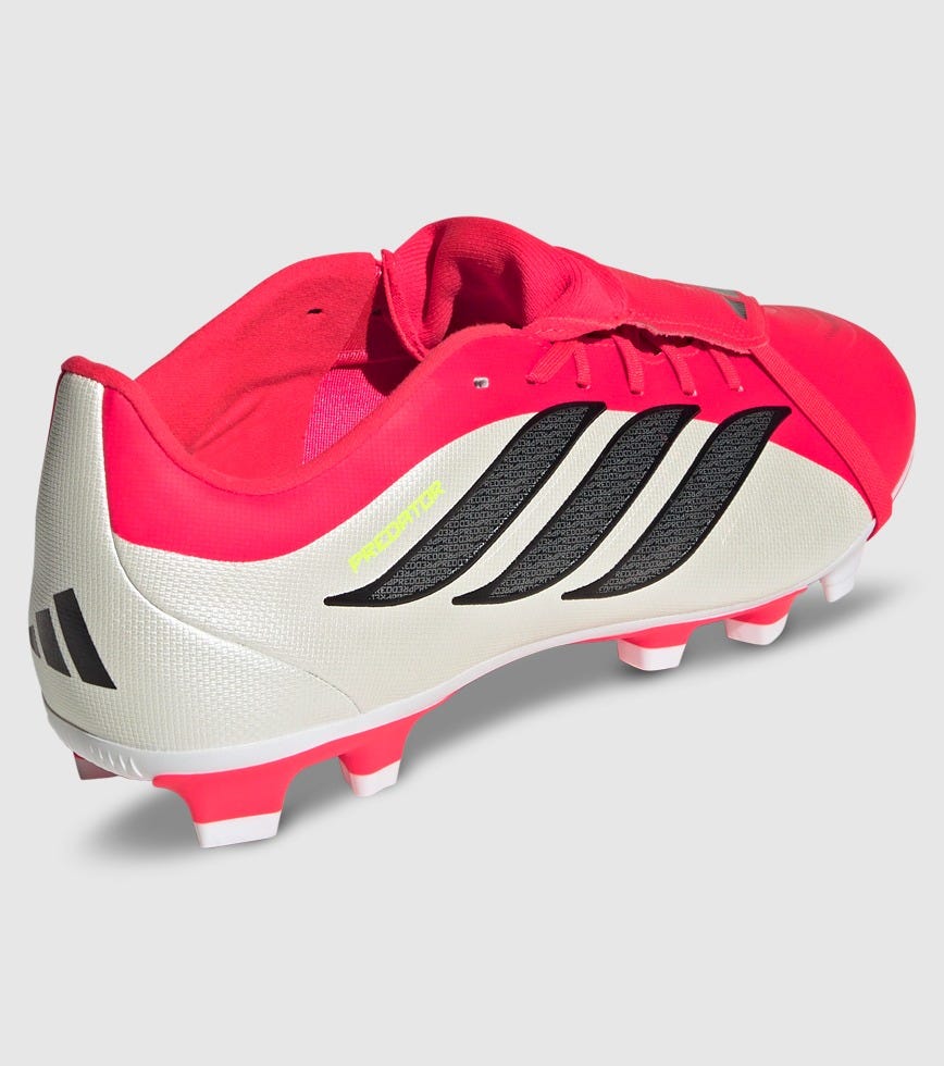 ADIDAS PREDATOR CLUB (FG) (MG) (GS) KIDS FOOBALL BOOTS LUCID RED CORE ...