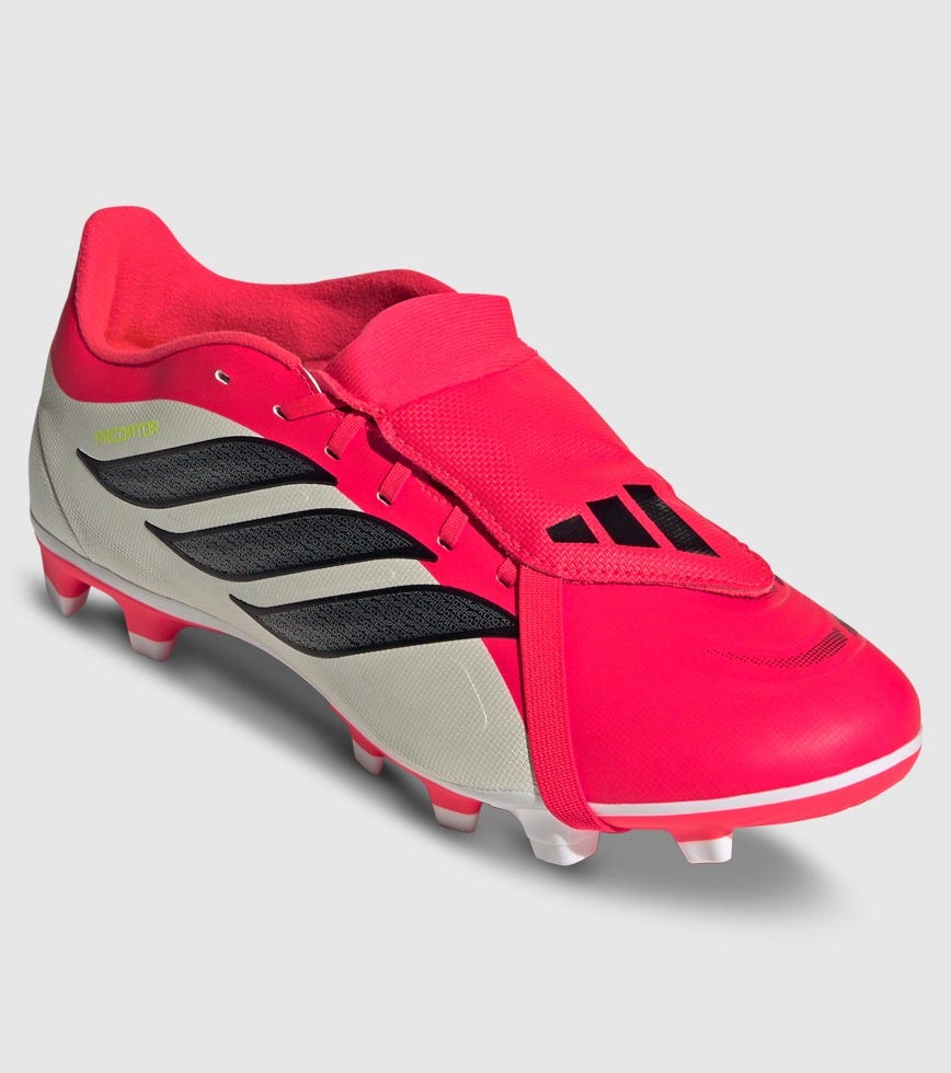 ADIDAS PREDATOR CLUB (FG) (MG) (GS) KIDS FOOBALL BOOTS LUCID RED CORE ...