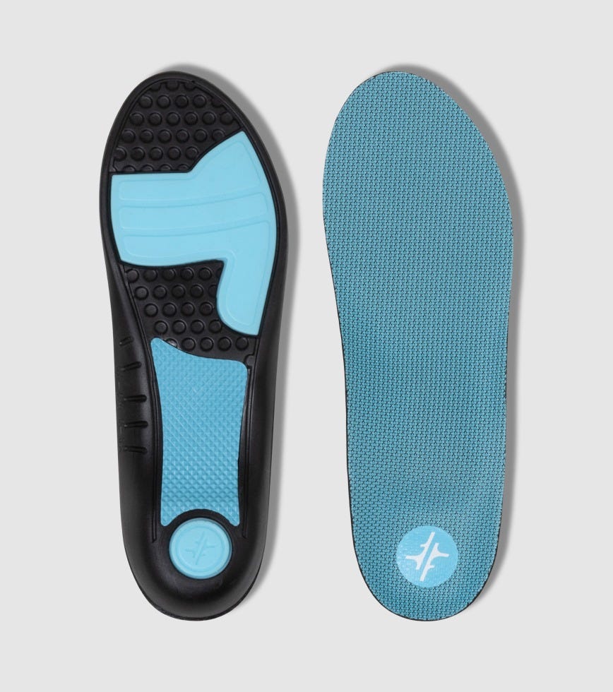 FRESH FIT PLANTAR FASCIA INNERSOLE UNISEX ADULTS BLACK BLUE BLACK ...