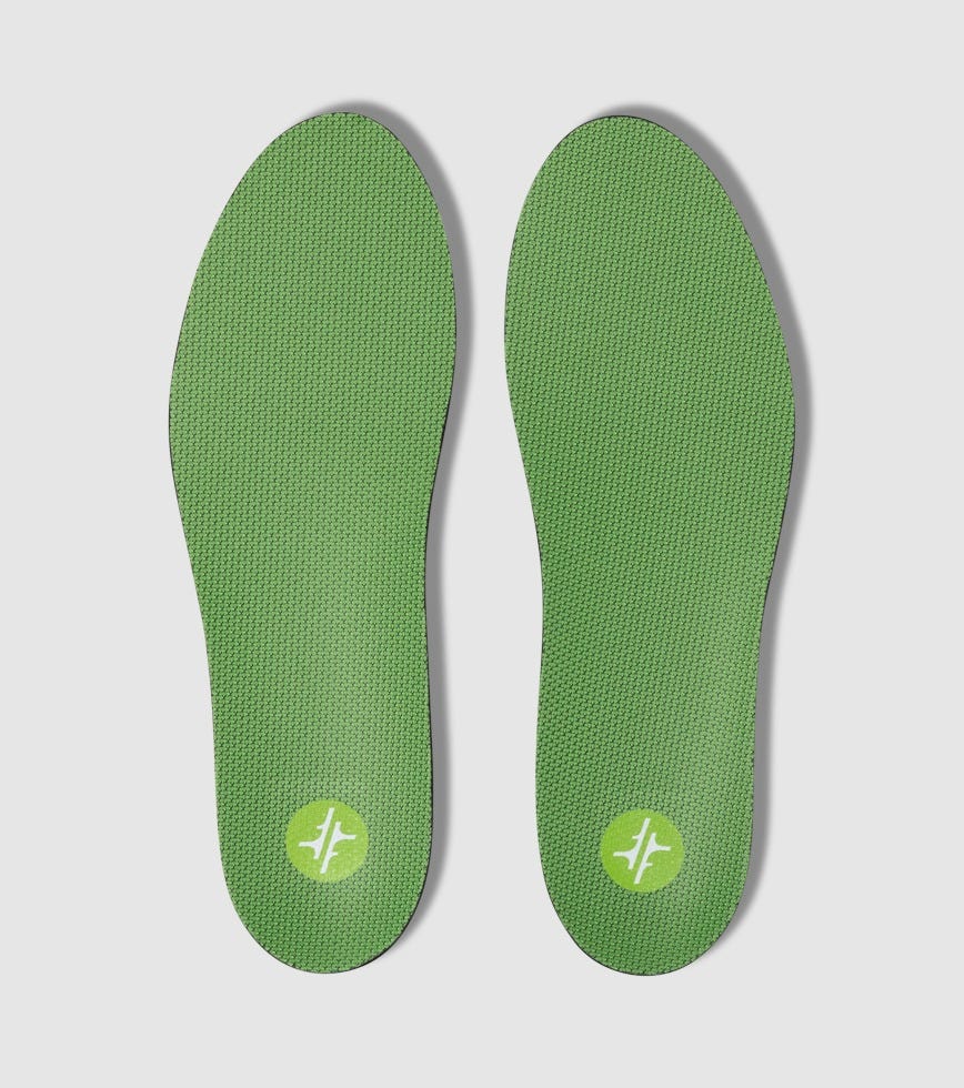 FRESH FIT STREAMLINE INNERSOLE UNISEX ADULTS BLACK GREEN | The Athlete ...