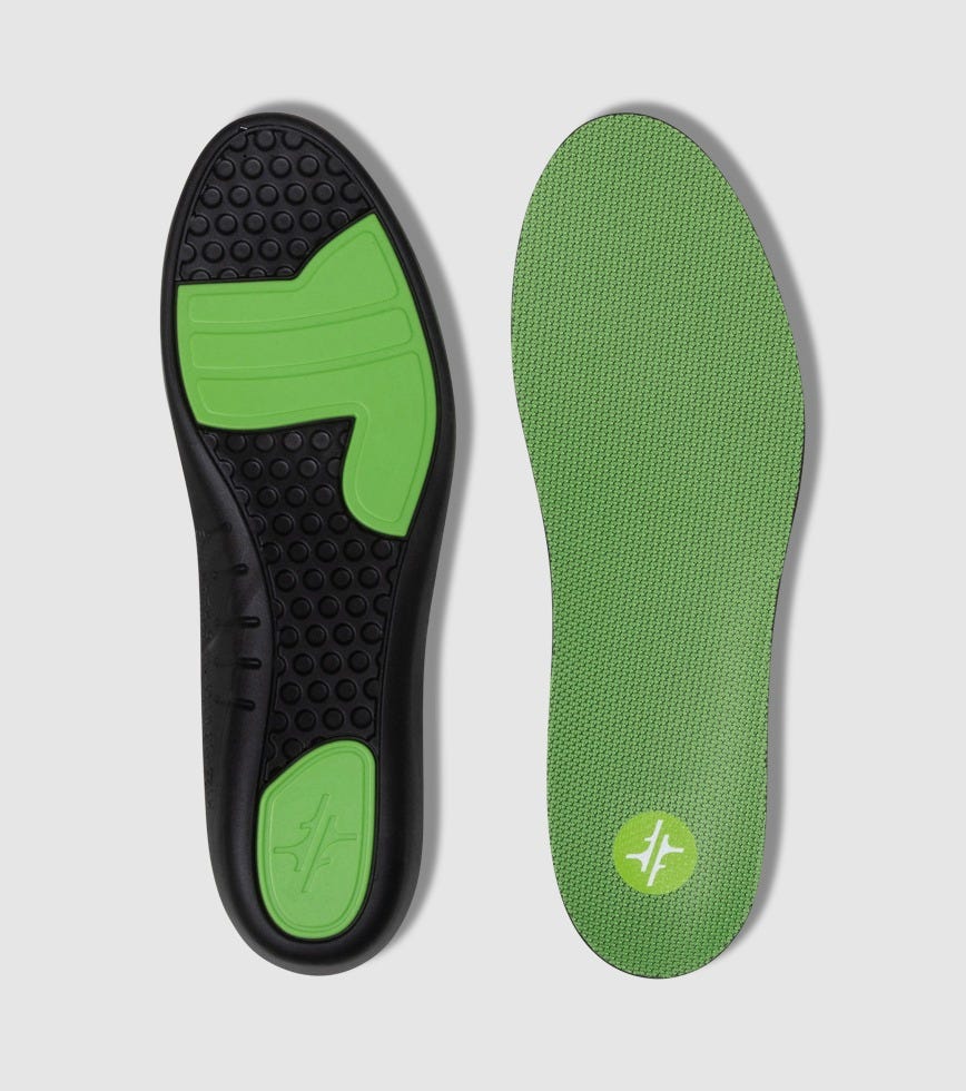 FRESH FIT STREAMLINE INNERSOLE UNISEX ADULTS BLACK GREEN | The Athlete ...
