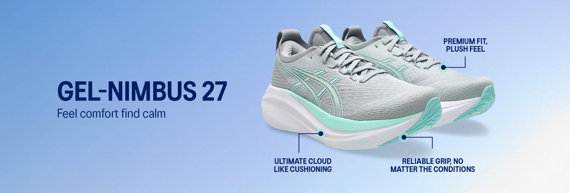 Asics Gel-Nimbus 27 | The Athlete's Foot New Zealand